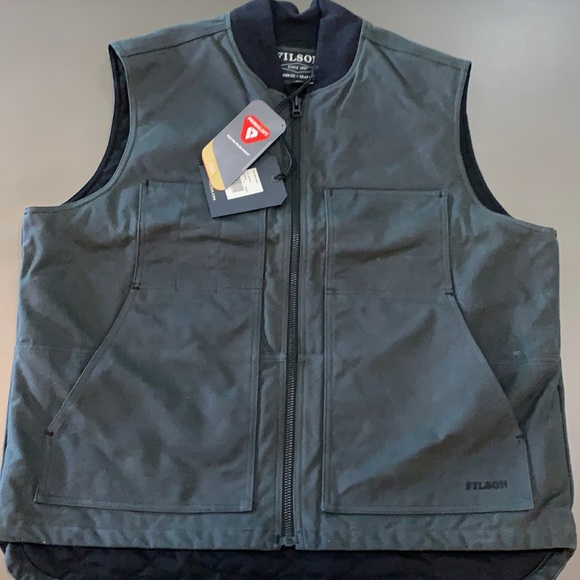 Filson | Jackets & Coats | Filson Mens Ax Work Vest Faded Black | Poshmark